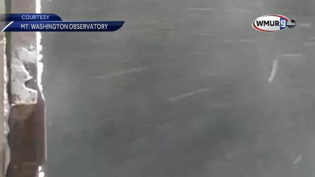 Watch: Blizzard conditions atop Mount Washington