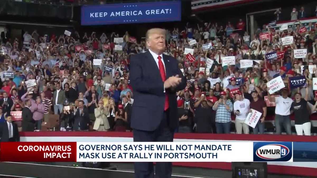 Some in Portsmouth urge governor to require masks at Trump rally