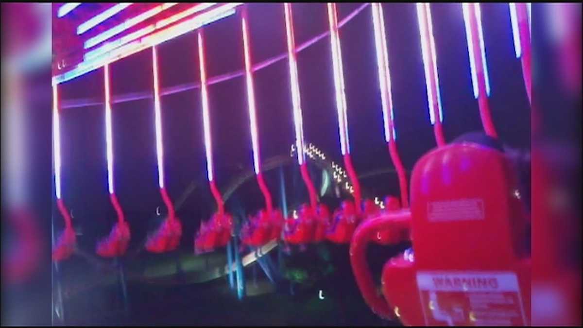 Riders get stuck on Worlds of Fun's new SteelHawk ride
