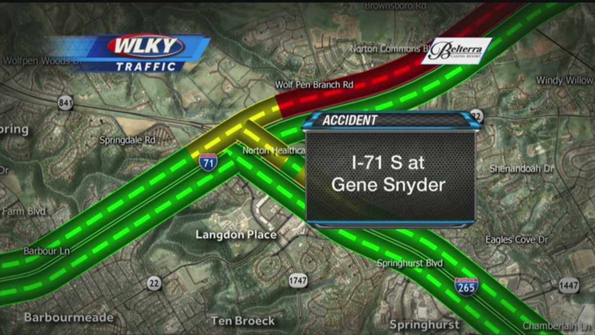 Crashes cause traffic issues around the area