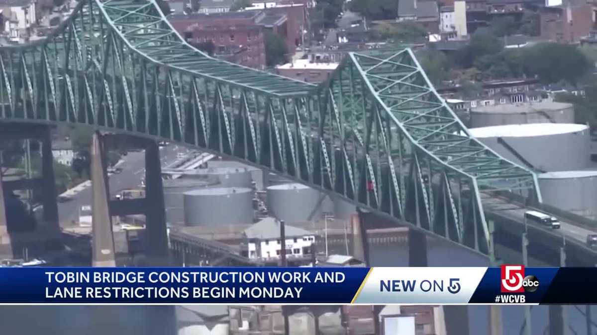 Bumpy road: Tobin Bridge work, lane restrictions begin Monday