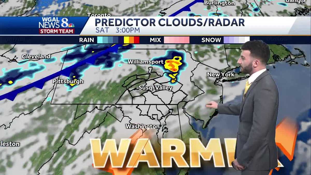 Mild & breezy today, very warm into the 80s tomorrow, cooler Easter ...