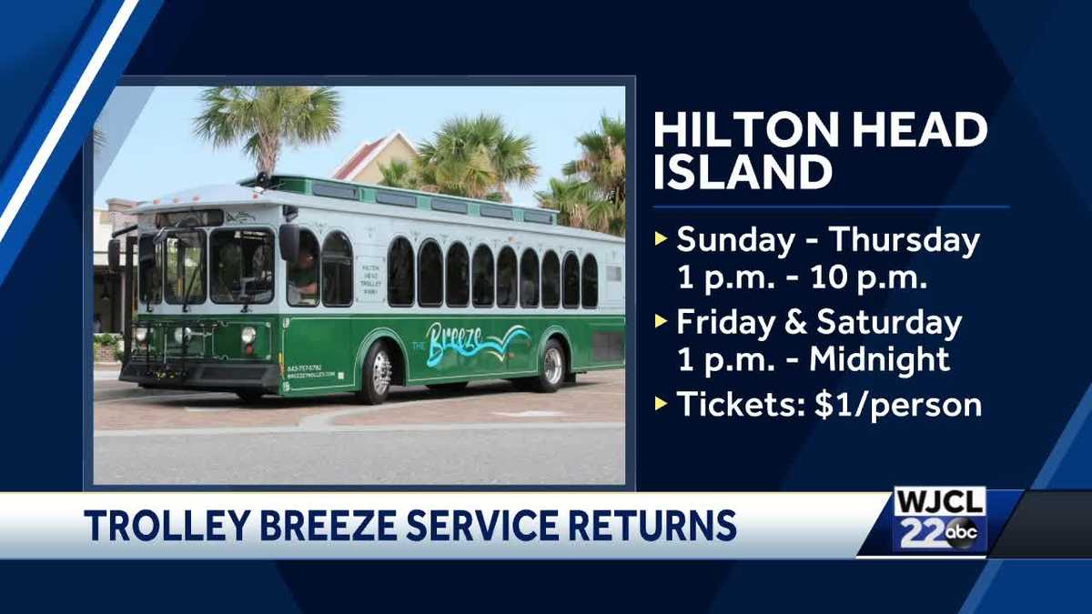 The Breeze trolley service is back on Hilton Head with a new route ... The Breeze trolley service is back on Hilton Head with a new route ...
