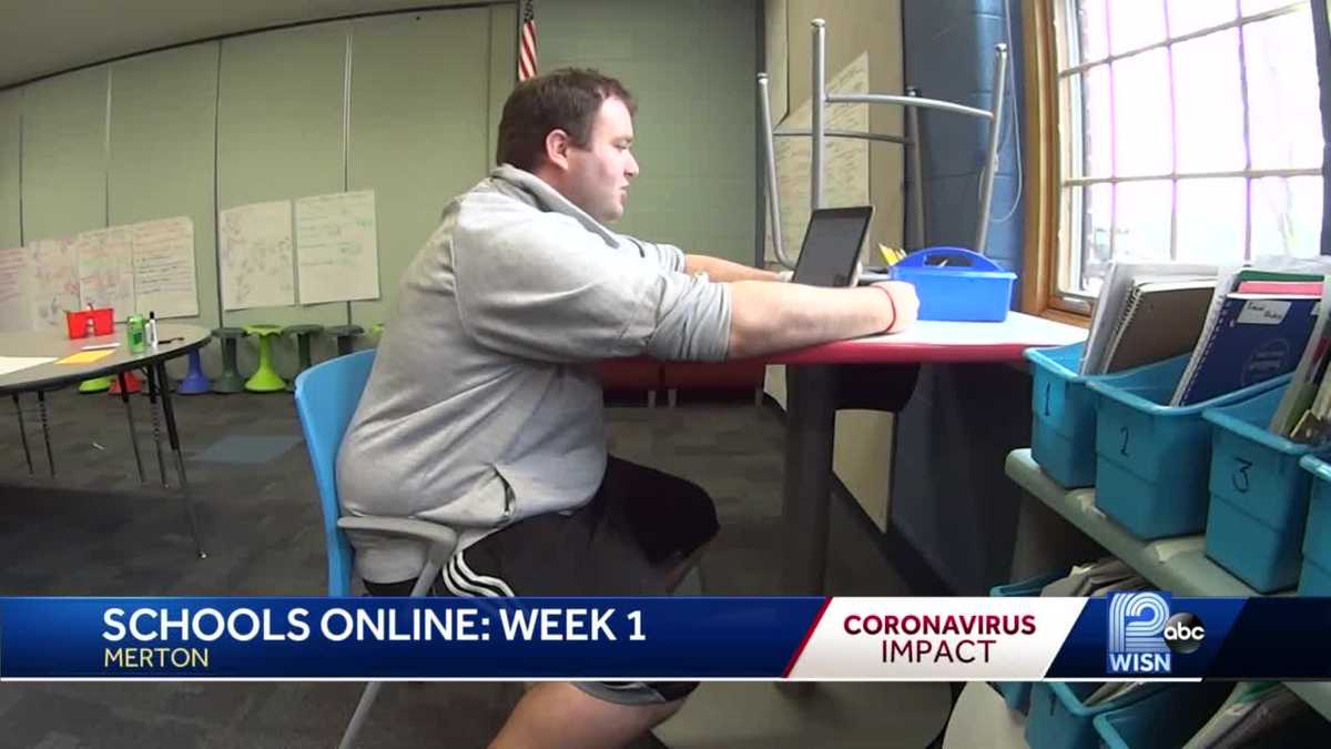 Coronavirus: Teachers return to empty classrooms, begin online learning