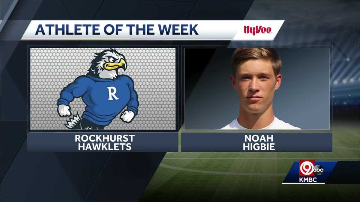 Noah Higbie of Kansas City Rockhurst High School named Athlete of the Week