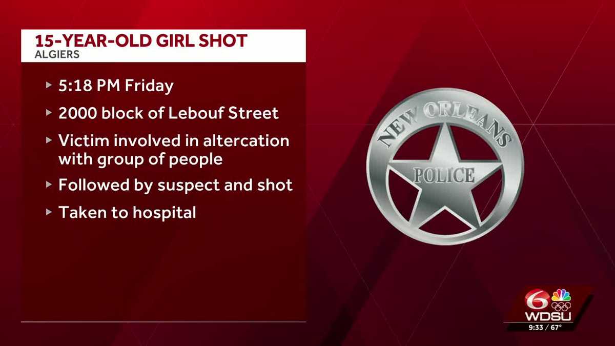 15-year-old girl shot in Algiers