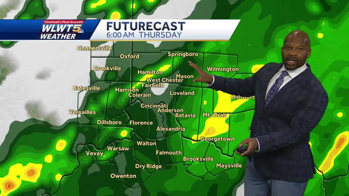 Cincinnati Is Soggy Through Thursday