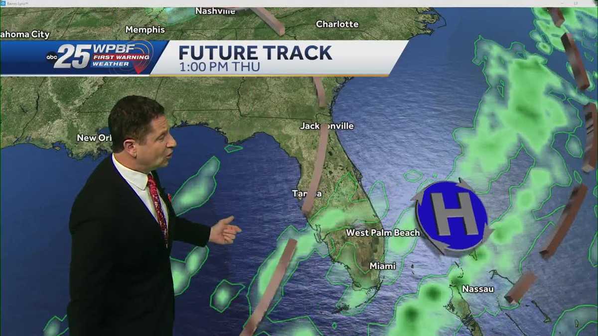 Lower rain chances and much cooler