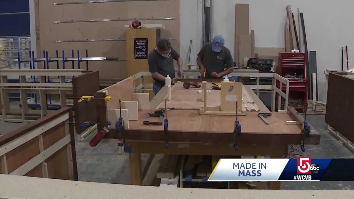 Woodworking company manufacturing architectural pieces of art Made in Mass.