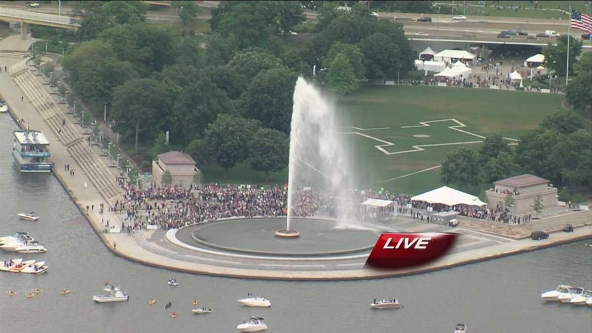 Point State Park Fountain Offically Opens
