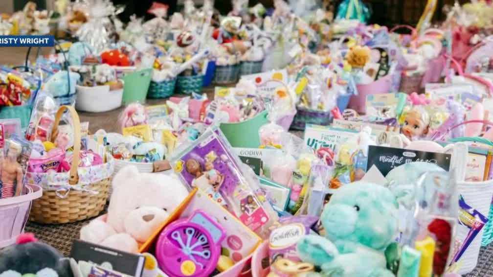 Volunteers create, deliver Easter baskets to Covenant School families