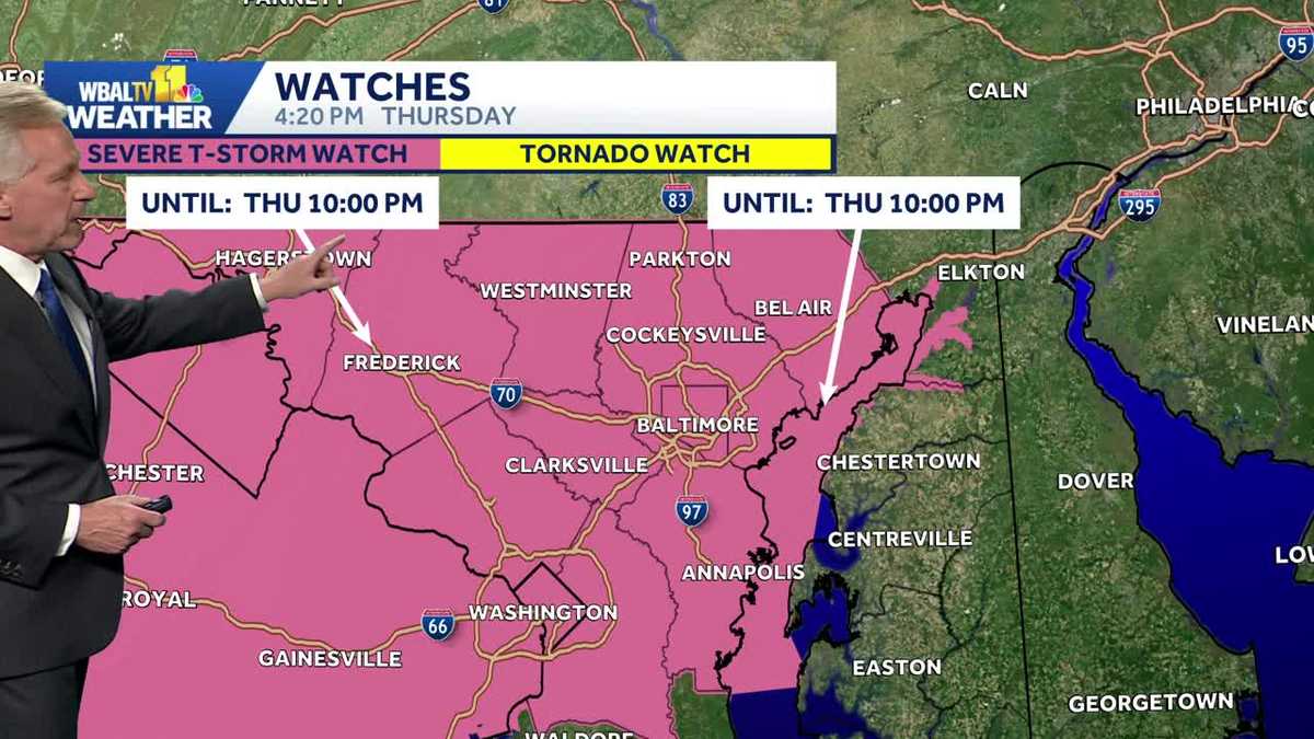 Baltimore Weather: Hotter Thursday with strong storms