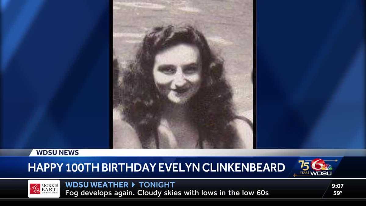 New Orleans resident Evelyn Clinkenbeard celebrates her 100th birthday