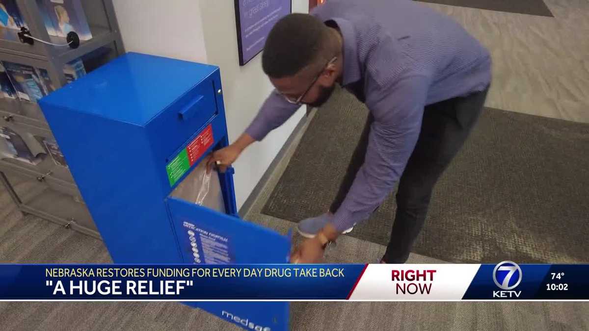 Funding for Nebraska's every day drug take back program restored
