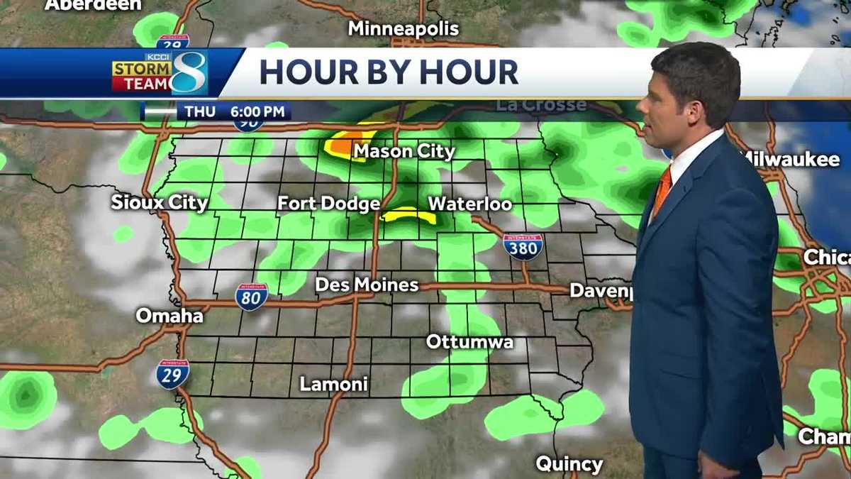A foggy start with storm chances through the day