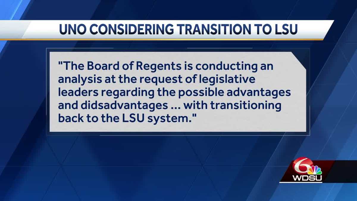 University of New Orleans considering transitioning to LSU system