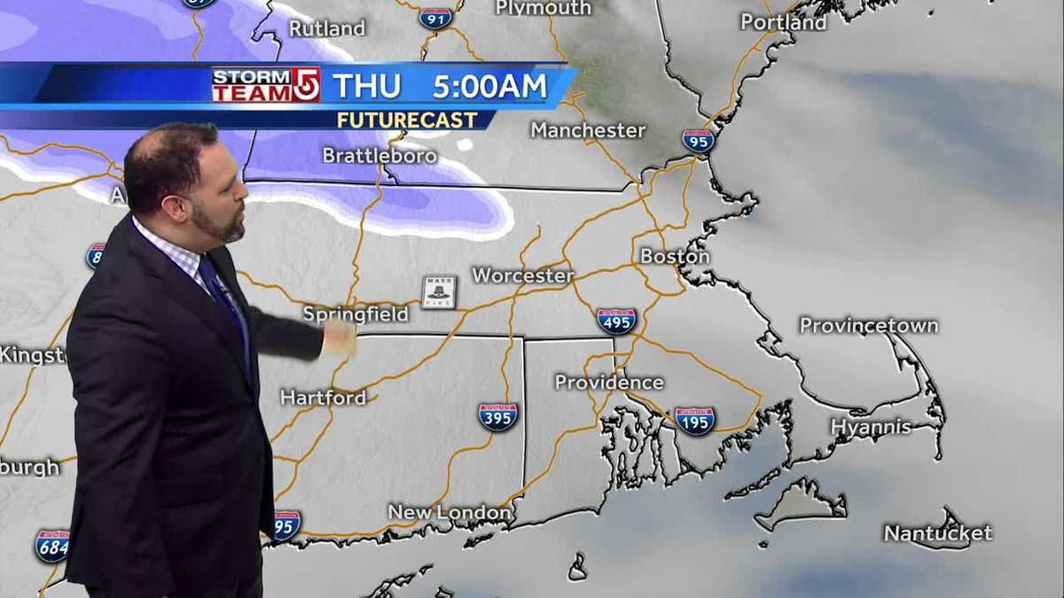 Video: Snow flurries expected Thursday