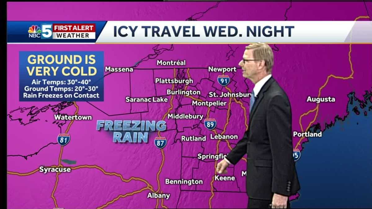 Video: Tom Messner is tracking ice and rain