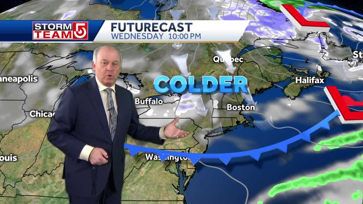 Video: Cold air returns for late-week