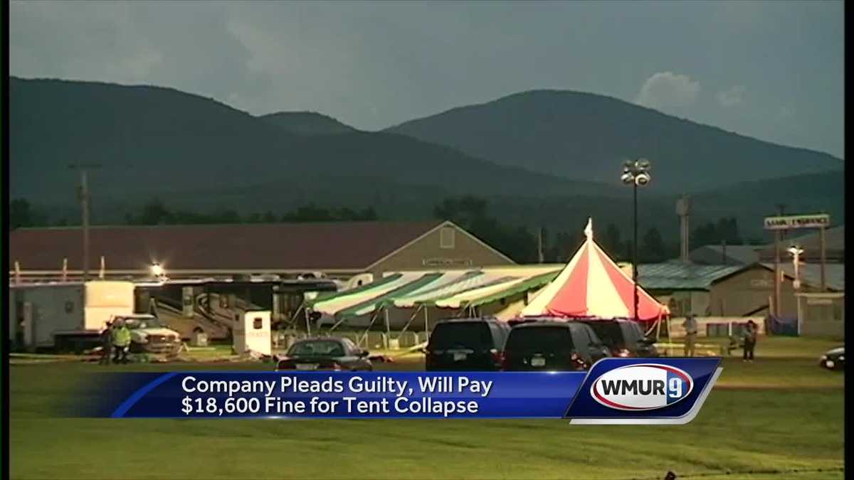 Company involved in deadly tent collapse pleads guilty
