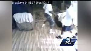 Caught on camera: Three men break into NW OKC home, ransack rooms ...