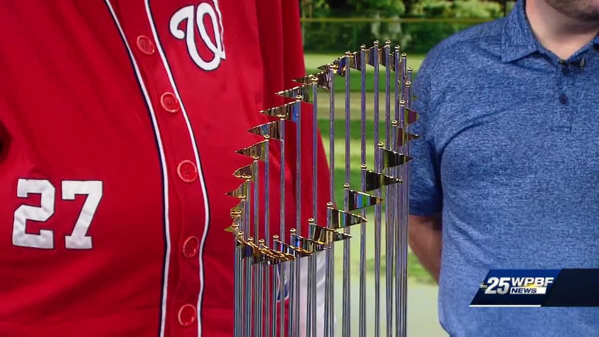 World Series Trophy Visits WPBF 25