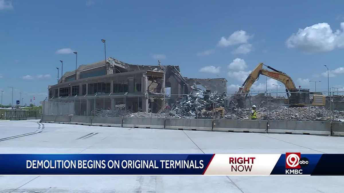 Demolition of old KCI Airport terminals now underway