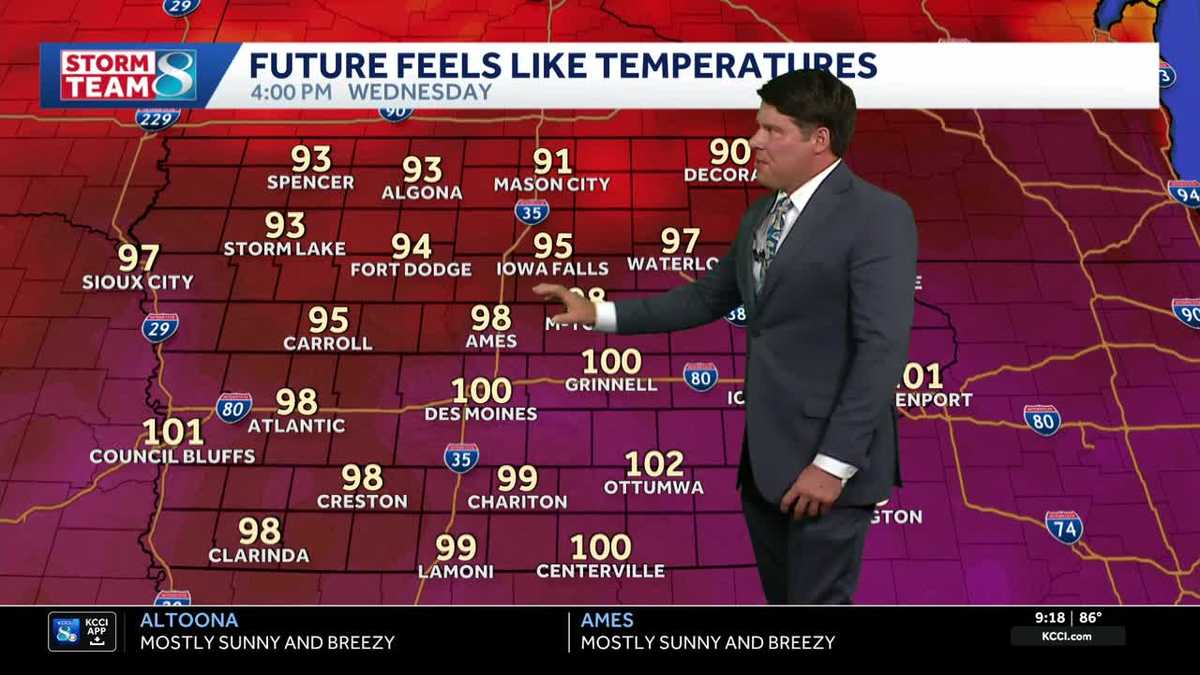 Des Moines weather: Midwest heat wave continues through the week