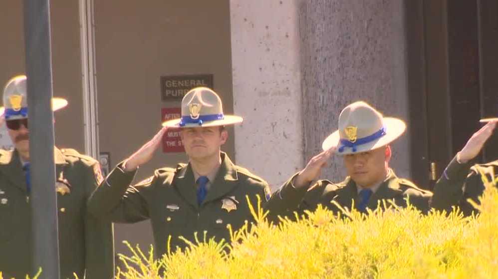 Ceremony honors California Highway Patrol's fallen officers