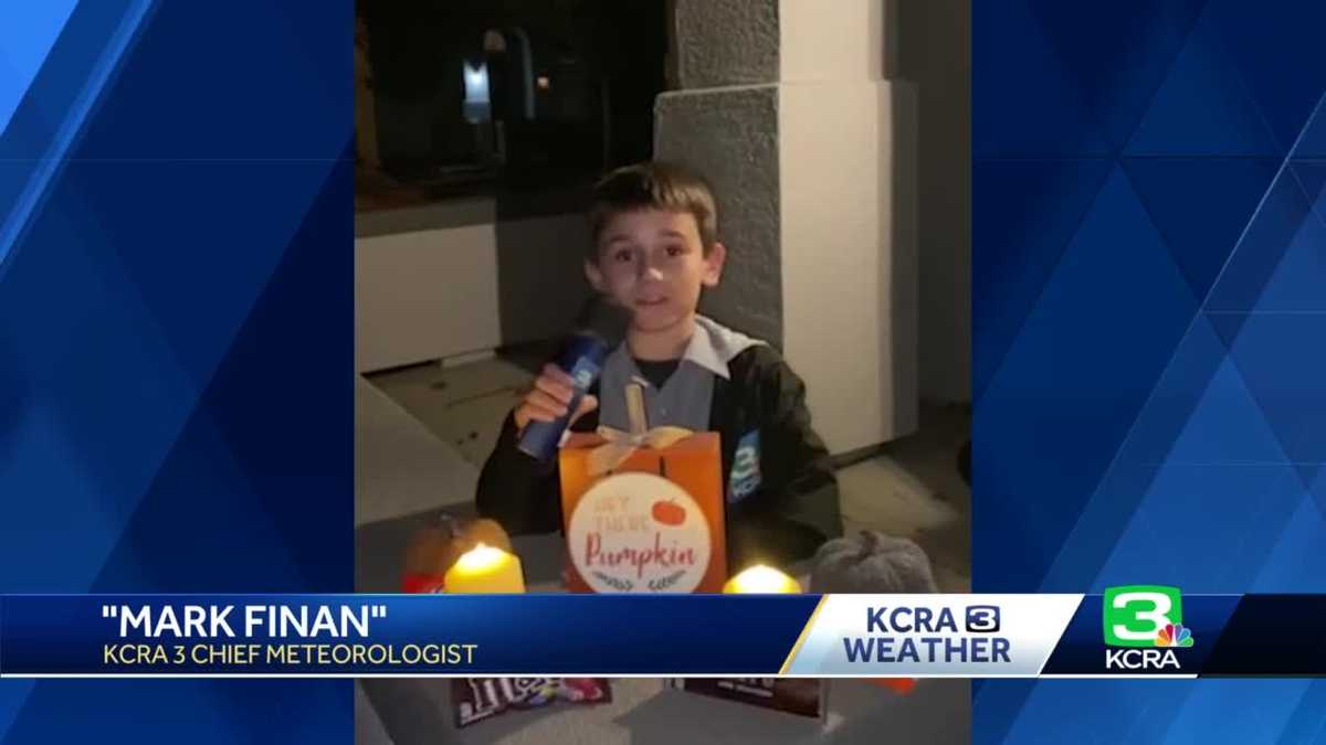 Sacramento-area boy dresses up as Mark Finan for Halloween