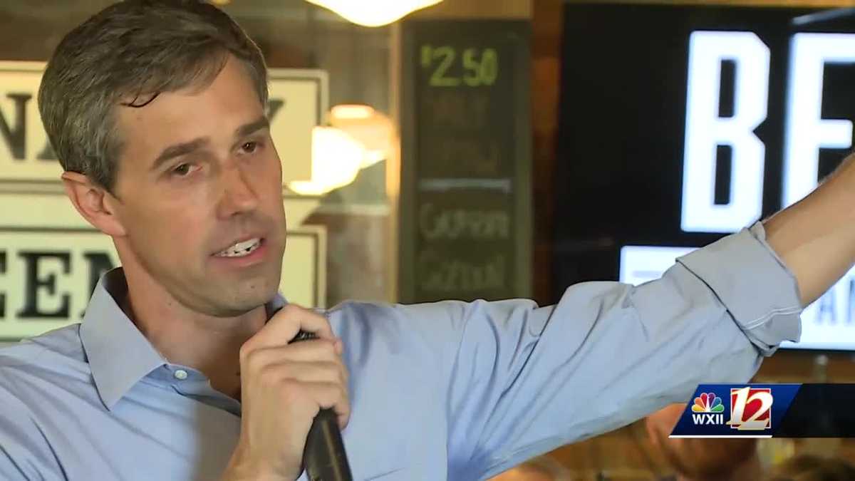 Beto campaigns in Greensboro... first presidential candidate to visit ...