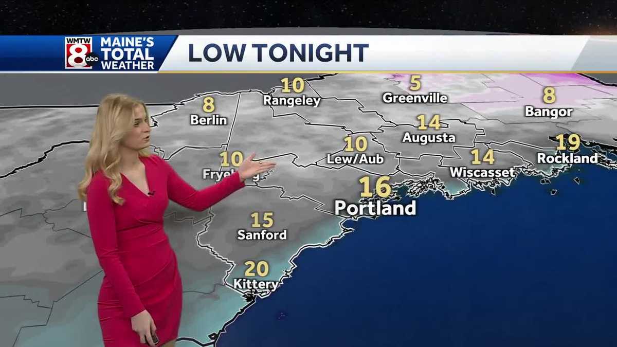 Cloudy end to the weekend with a mild warmup ahead