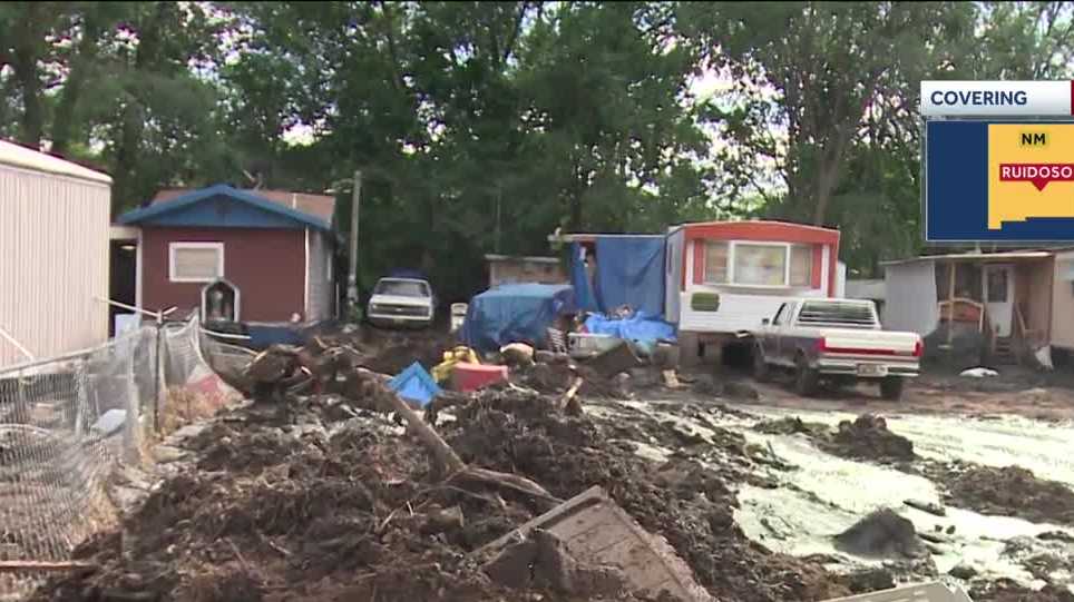 Ruidoso cleaning up after floods over the weekend