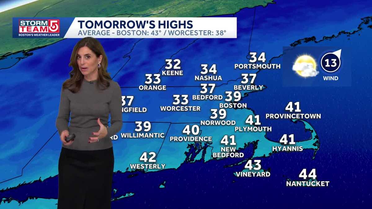 Video: Windy Friday ahead of potential snow this weekend