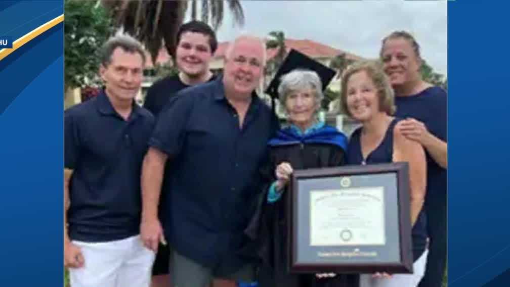 Woman, 89, receives master's degree from SNHU