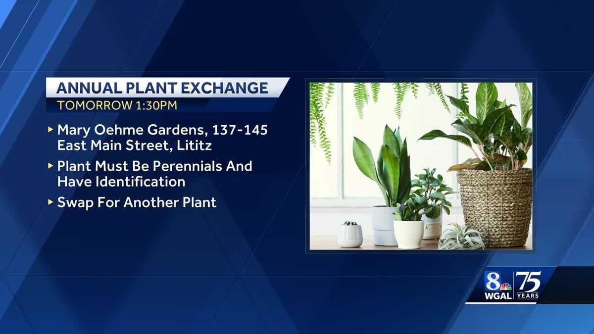 Lititz Annual Plant Exchange to be held Sunday