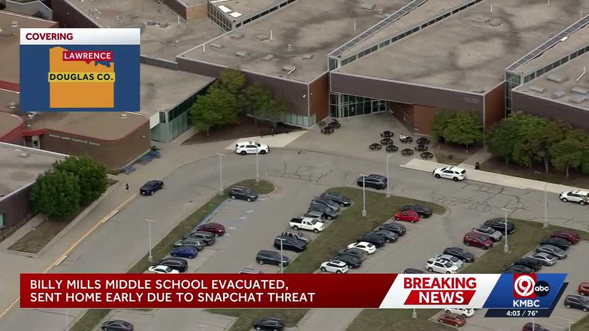 Lawrence, Kansas, middle school goes on lockdown; nothing found