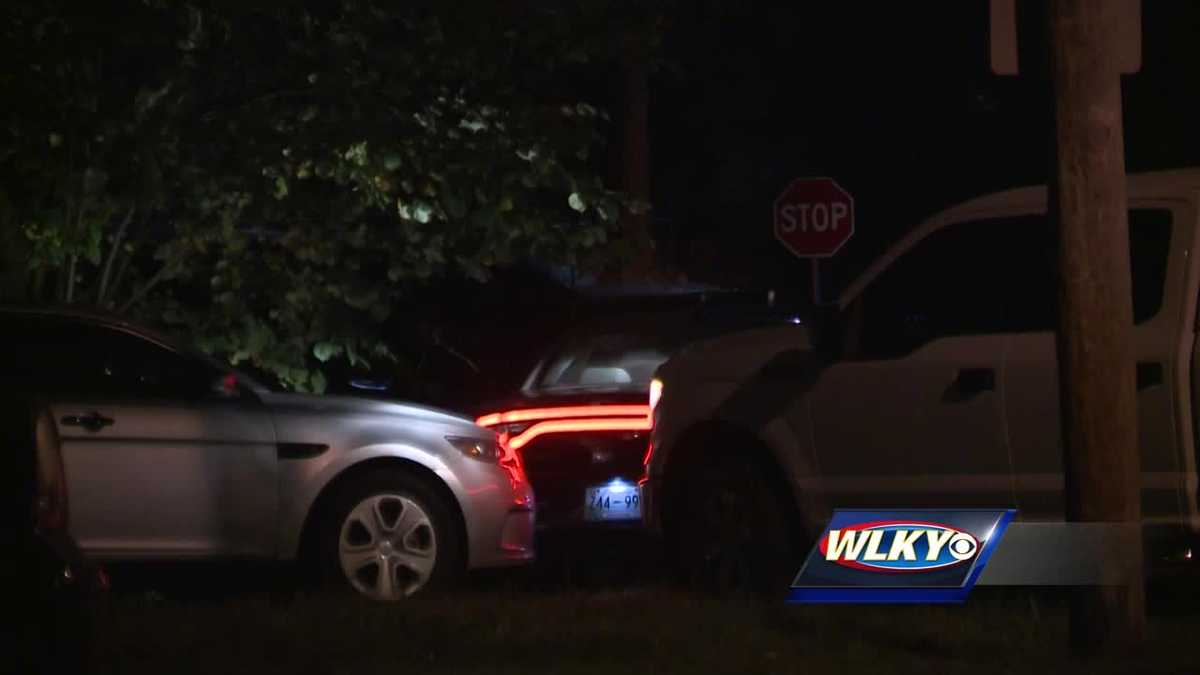 Police Shoot Out Suspects Tires After He Rams Cruisers
