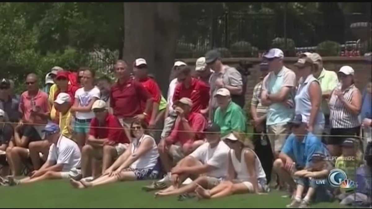 Golf tournament draws big crowds