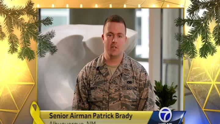 Military Greetings: Senior Airman Patrick Brady