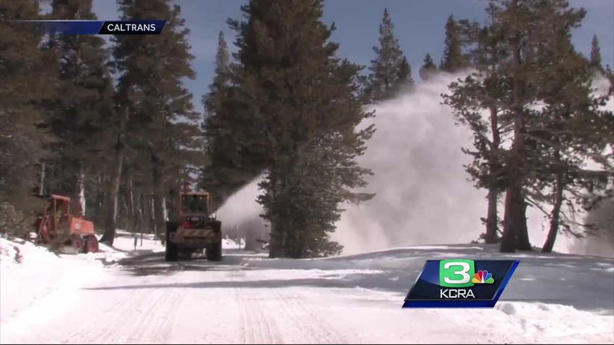 Caltrans begins spring clearing of mountain passes