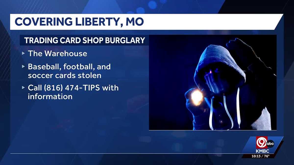 Police: Rare sports cards swiped from Liberty, Missouri, hobby shop