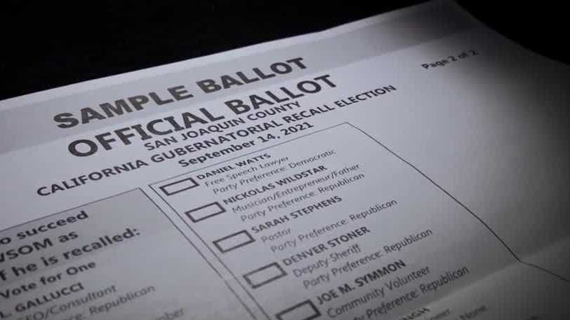 Passed out man found with 300 California recall ballots