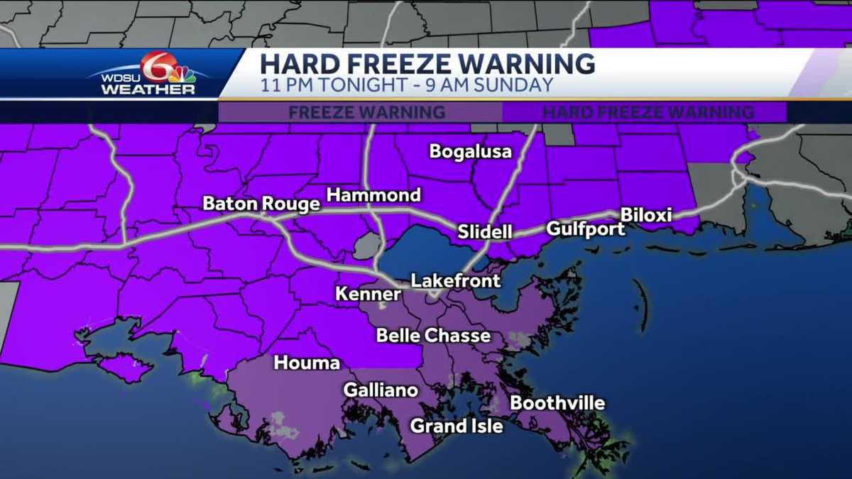 Freeze Warnings In Effect