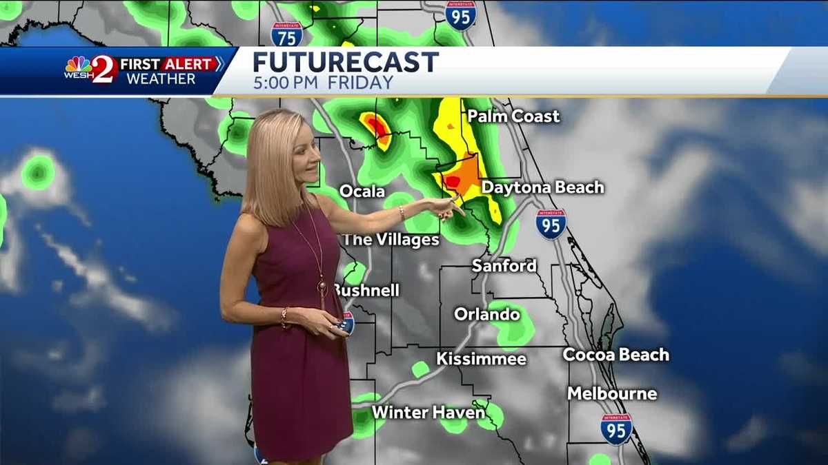 Beryl now a hurricane; afternoon and evening storms Friday