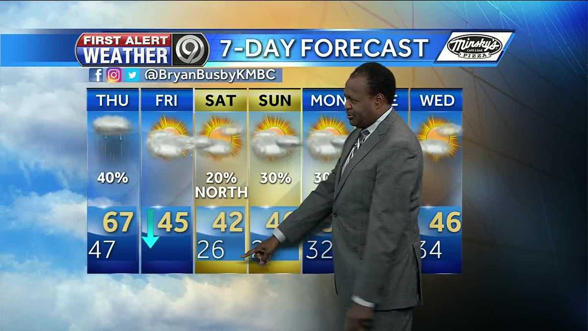 Western weather system could bring rain Thursday