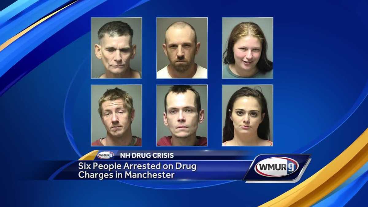 6 arrested on drug charges in Manchester
