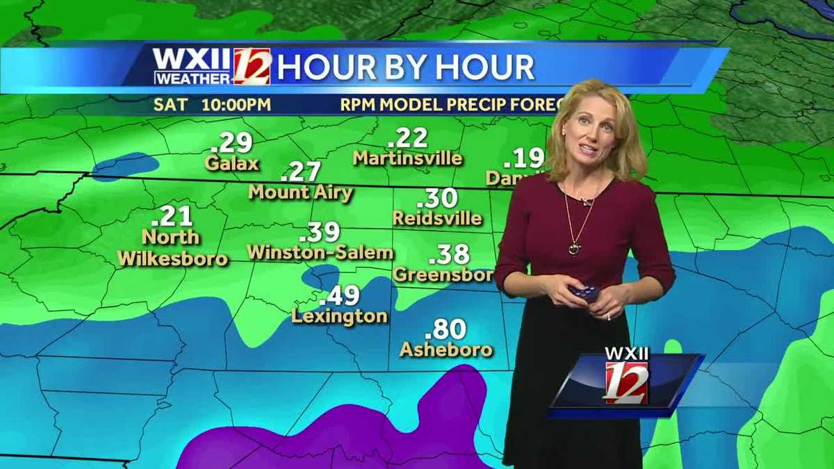 Michelle's weather: Clouds and rain continue