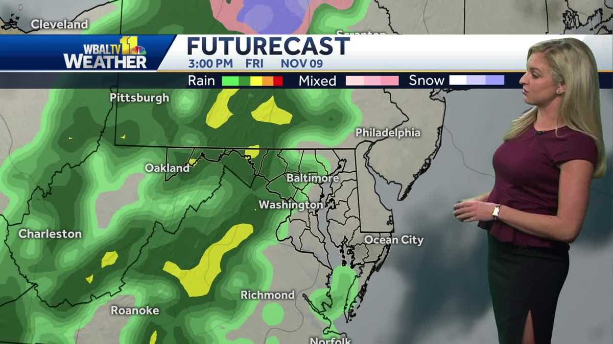 Taylor tracks when rain moves in