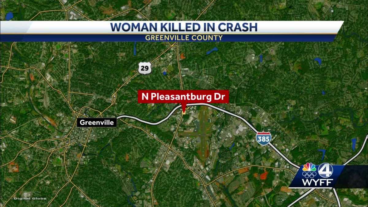 Woman Killed In Single Vehicle Crash In Greenville County Coroner Says